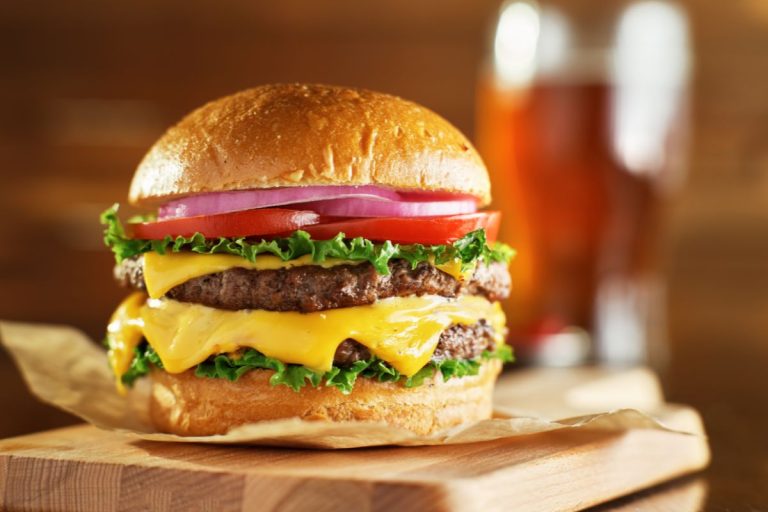 Backyard BBQ Weber Grill Burgers With Cheese